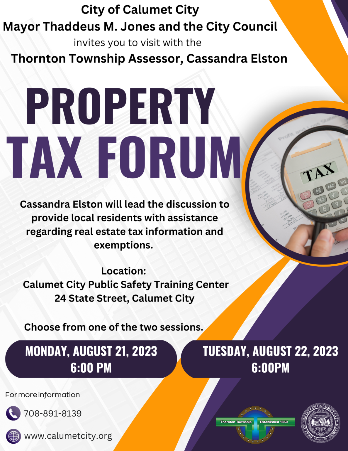 Property Tax Form - Calumet City