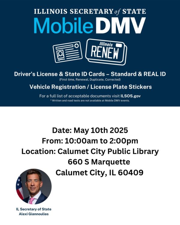 Illinois Secretary of State Mobile DMV - Calumet City